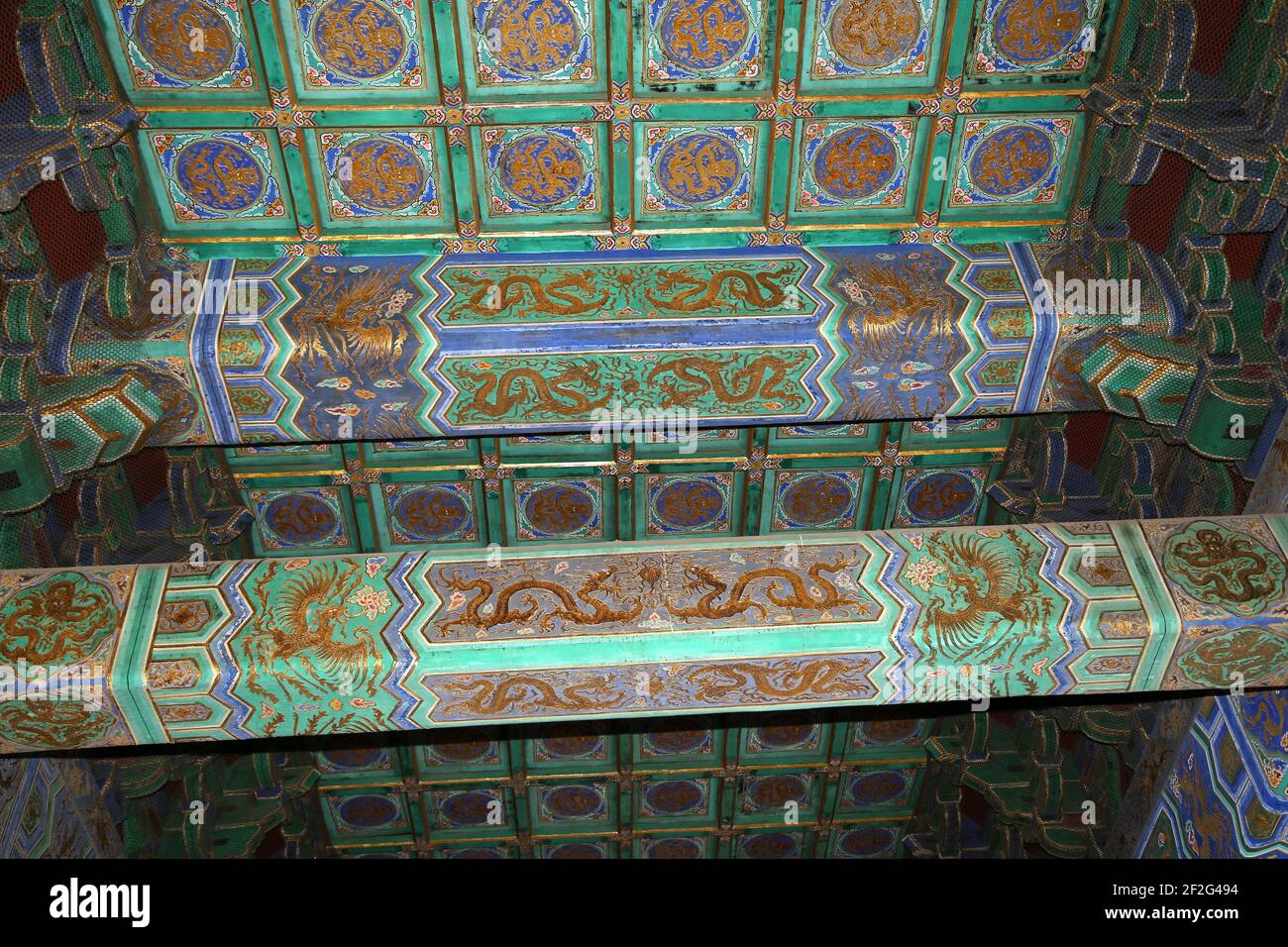 Temple of Heaven (Altar of Heaven)-- Inside the Hall of Prayer for Good ...