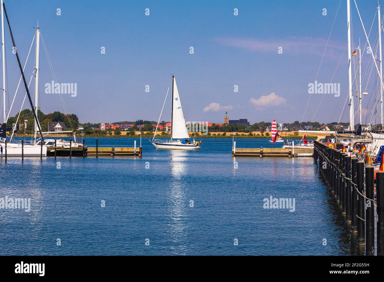 Sailboats on Fehmarn Stock Photo - Alamy