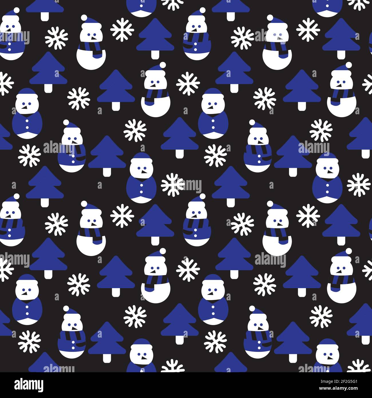 Christmas Snowman seamless pattern design for website graphics, fashion ...