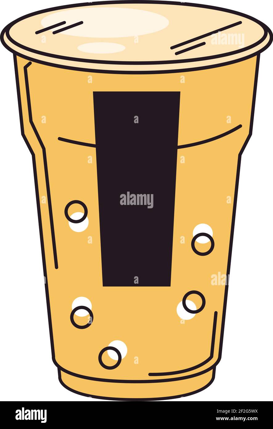 yellow bubble milk Stock Vector Image & Art - Alamy