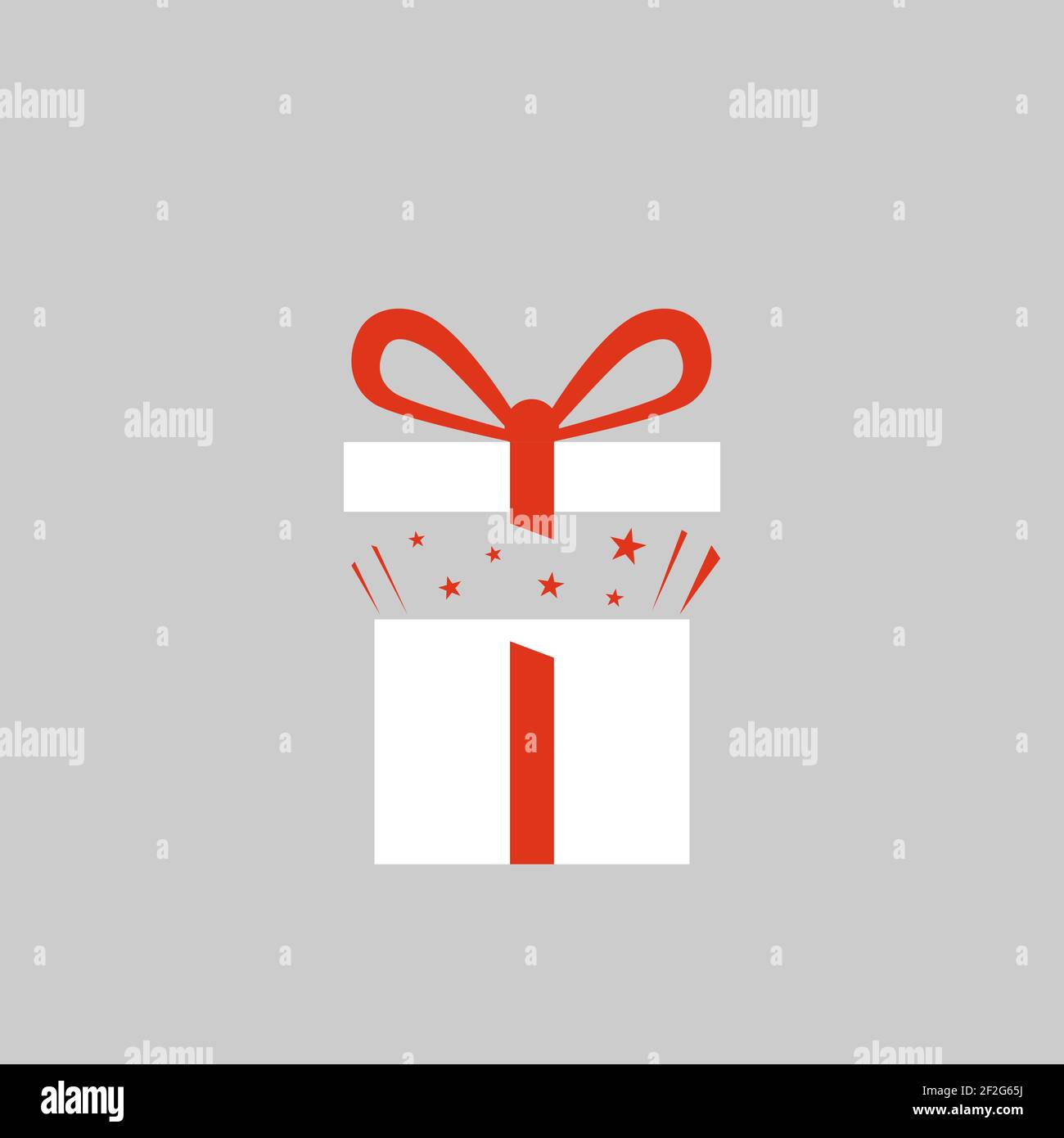 Simple open white box Stock Vector Images - Alamy