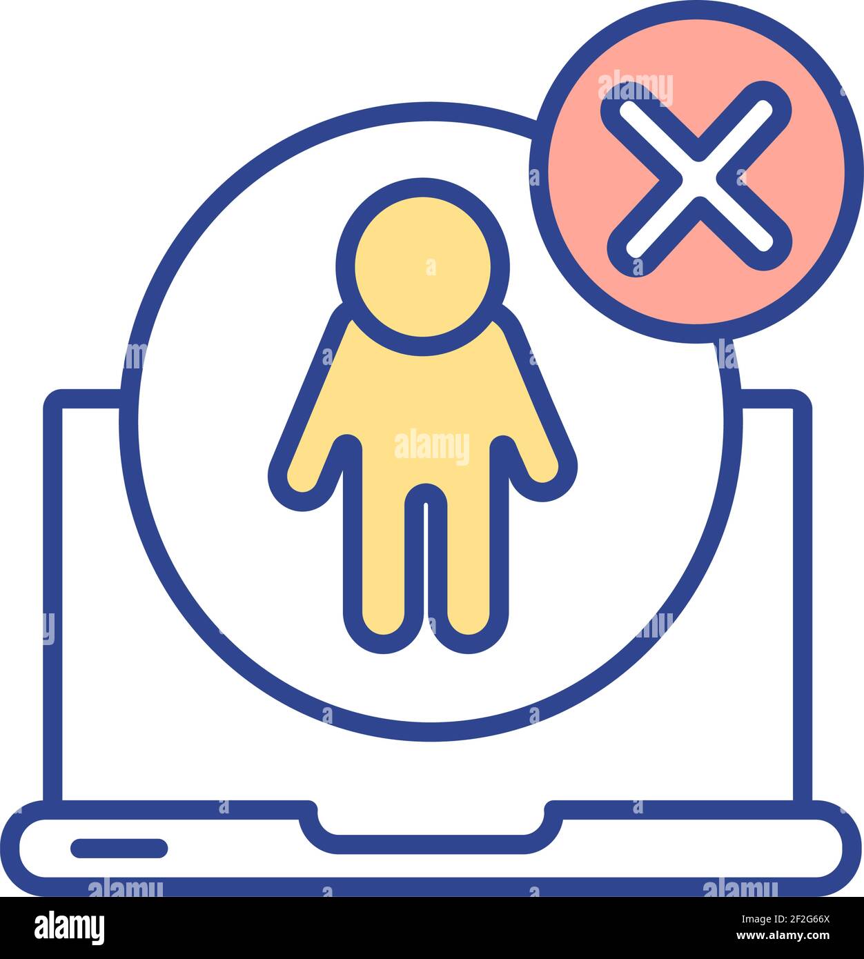 Unauthorized computer access RGB color icon Stock Vector Image & Art ... Unauthorized computer access RGB color icon Stock Vector Image & Art ...