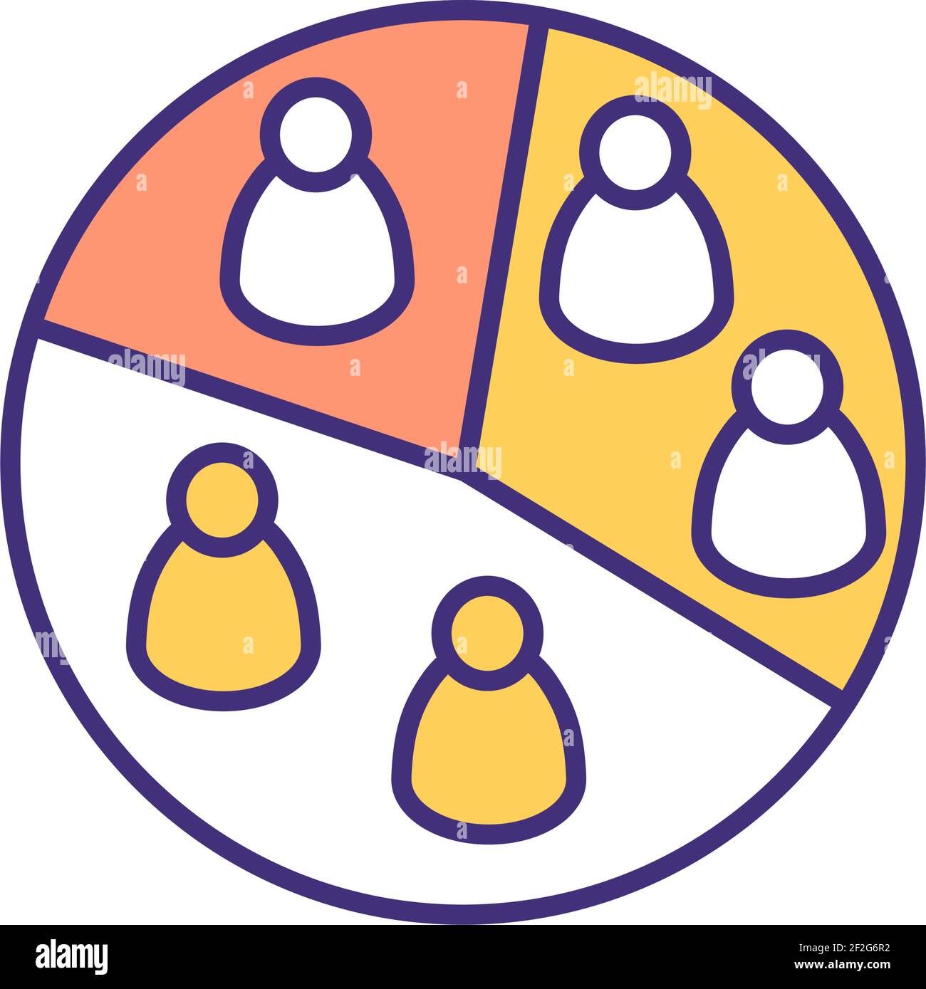 Audience segmentation concept people Cut Out Stock Images & Pictures ...