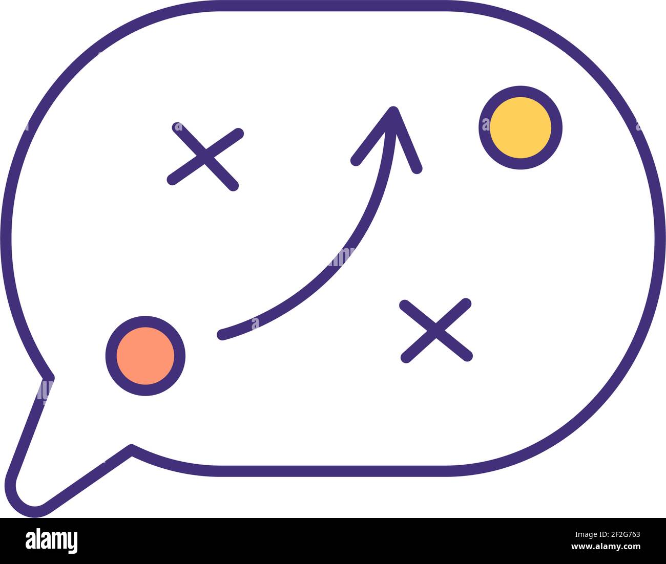 Strategic planning RGB color icon Stock Vector Image & Art - Alamy