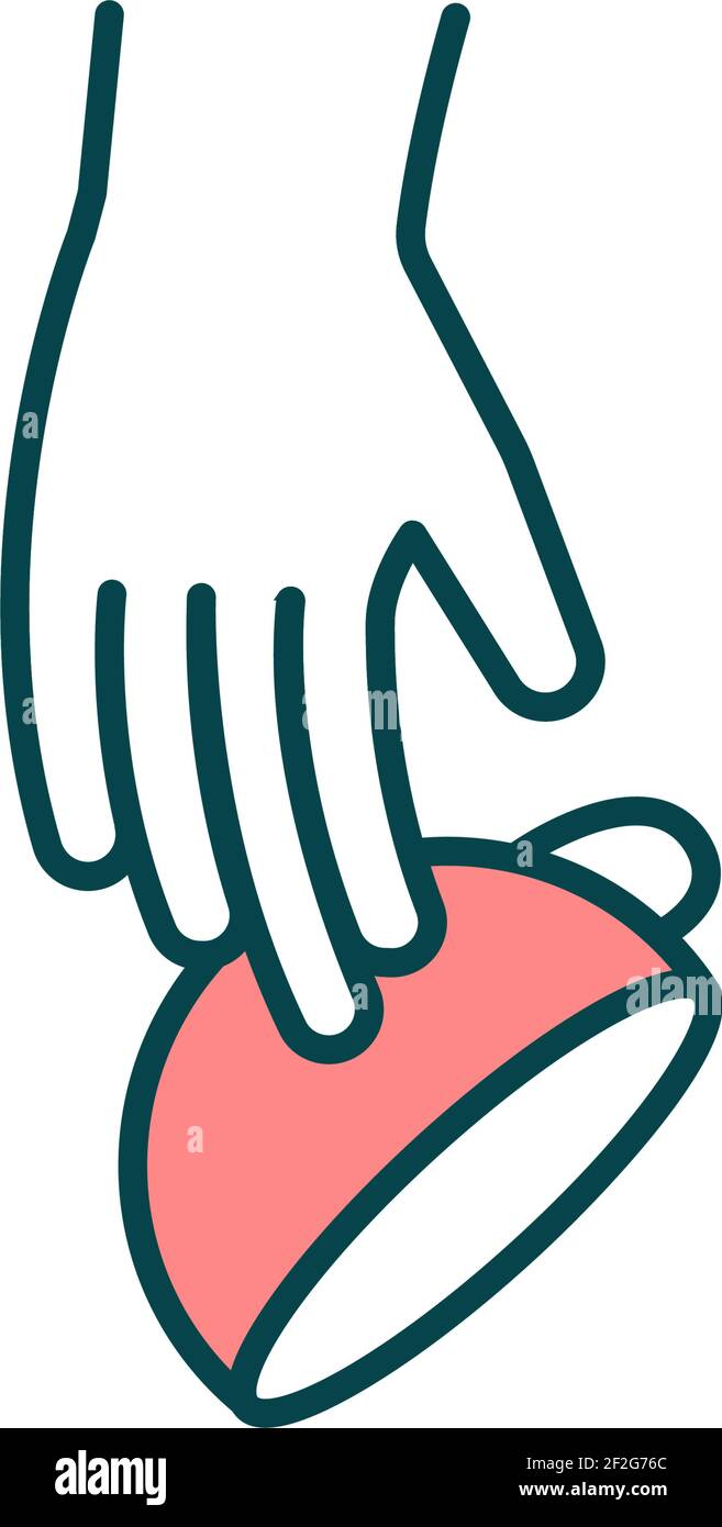 Hand tremor RGB color icon Stock Vector Image & Art - Alamy