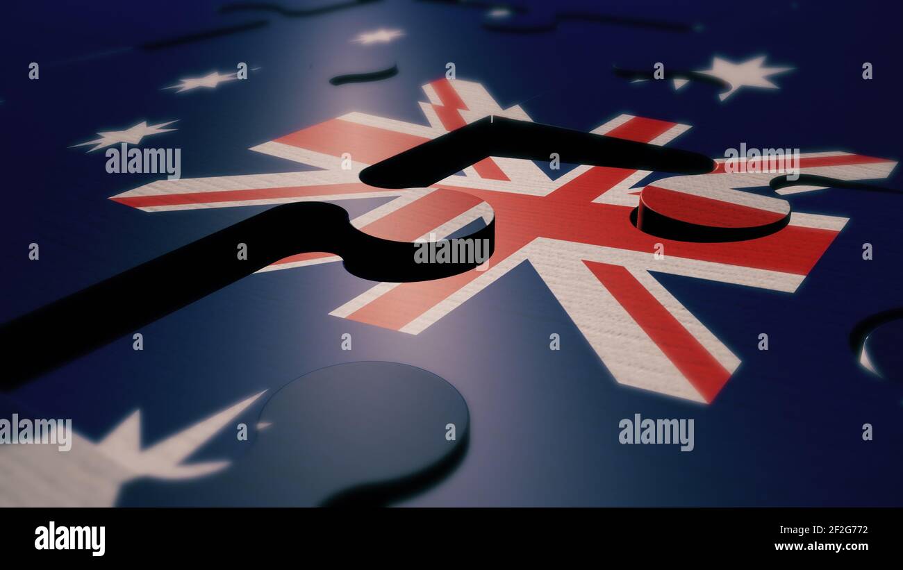 Australia paper flag hi-res stock photography and images - Alamy