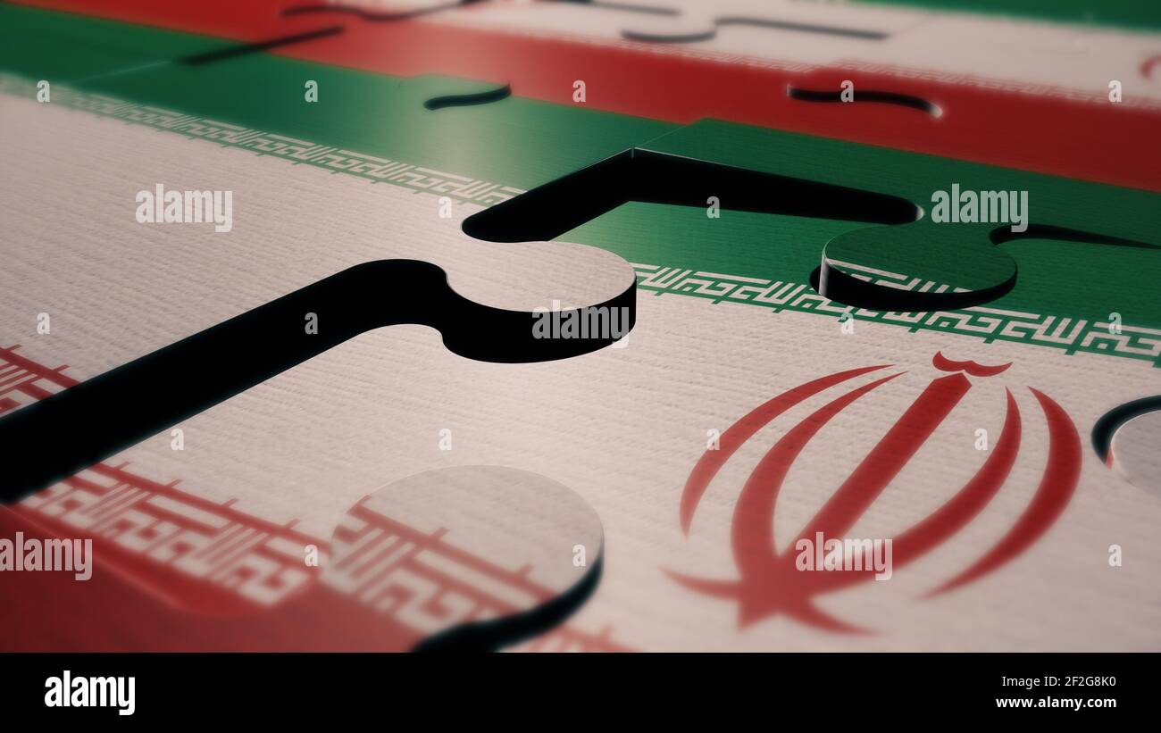 Iran flag map hi-res stock photography and images - Alamy