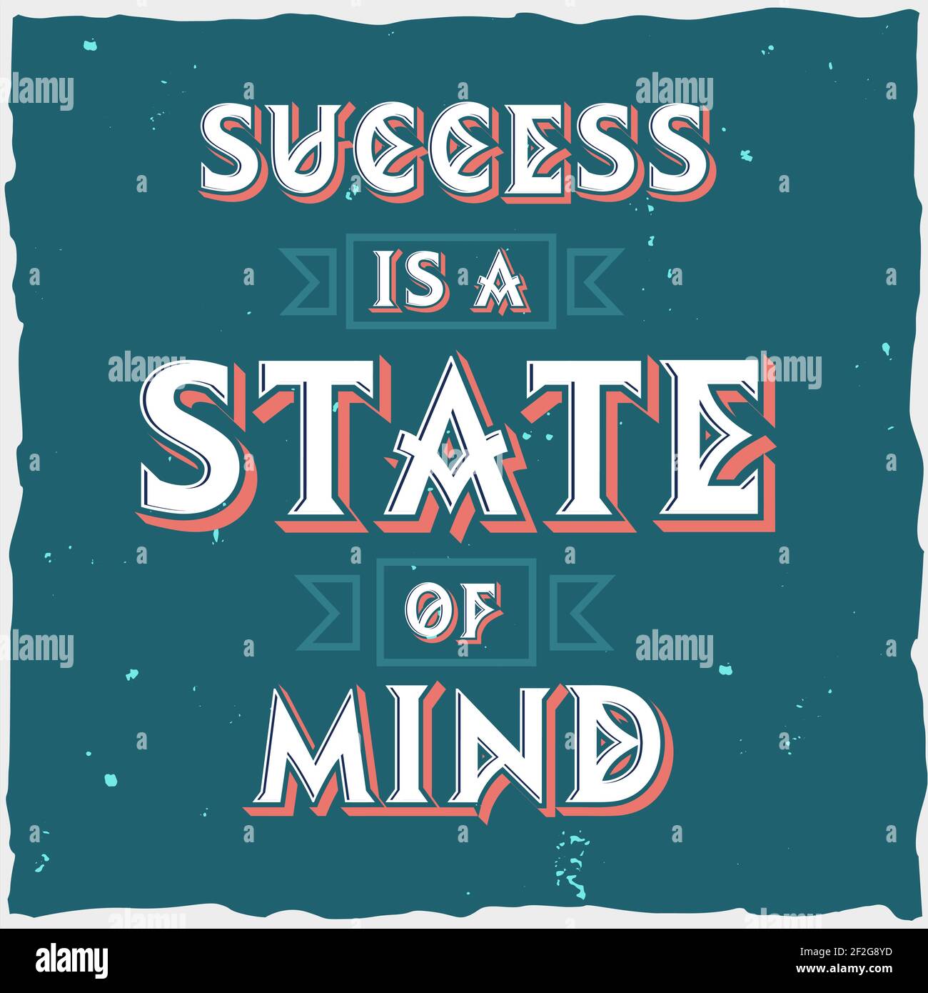 Motivational poster. Inspirational quote design Stock Vector Image ...