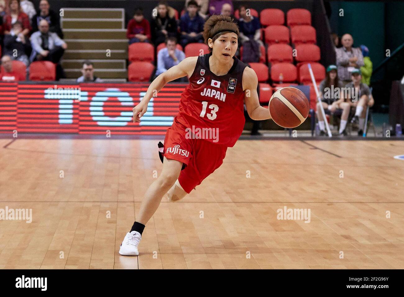 Rui MACHIDA (13) of Japan during the FIBA Women's Olympic Qualifying ...