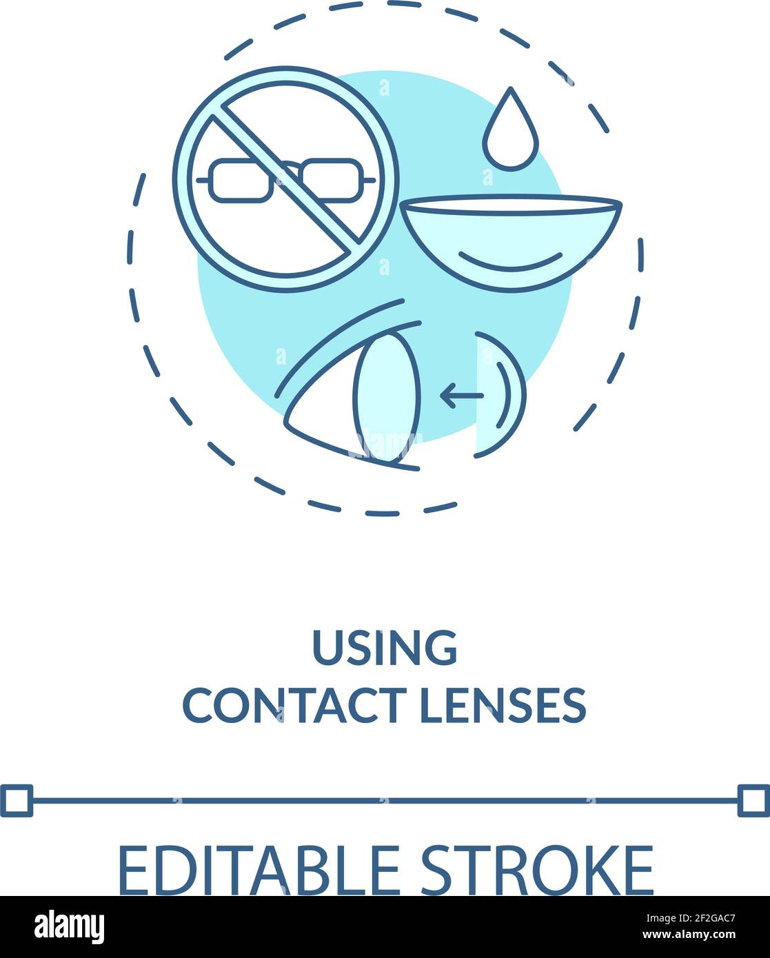 Contact lenses line hi-res stock photography and images - Alamy