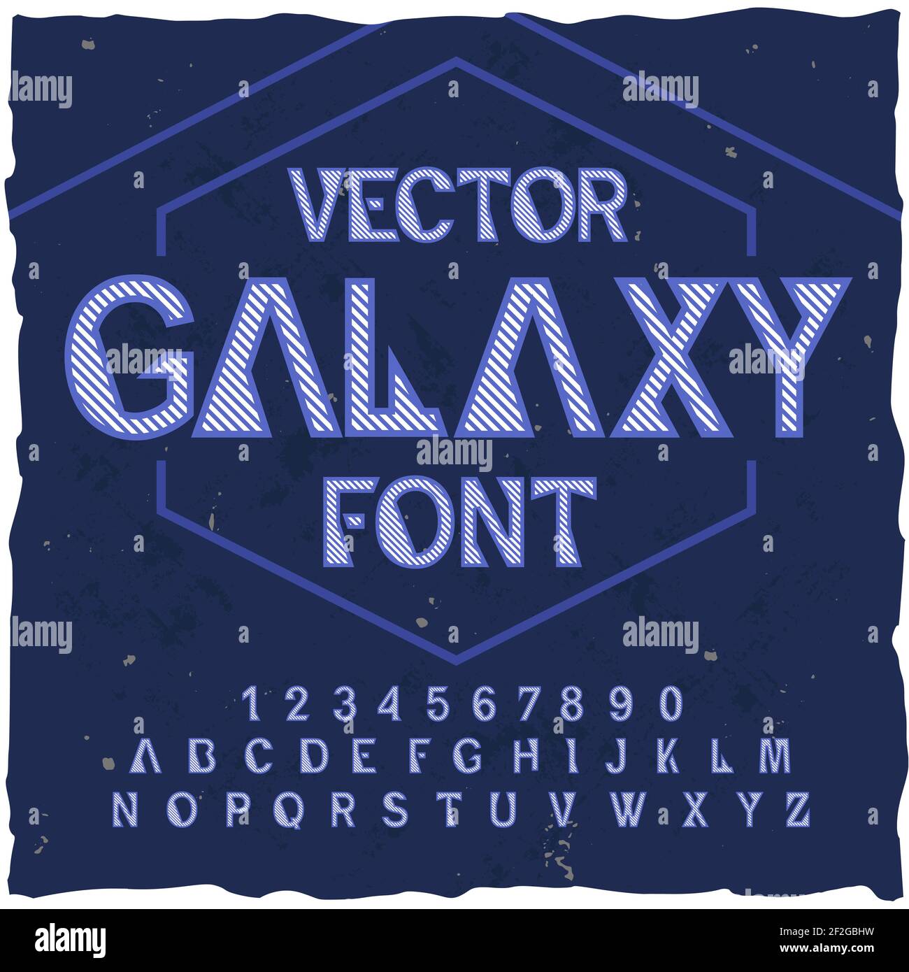 Original label typeface named "Galaxy". Good handcrafted font for any ...