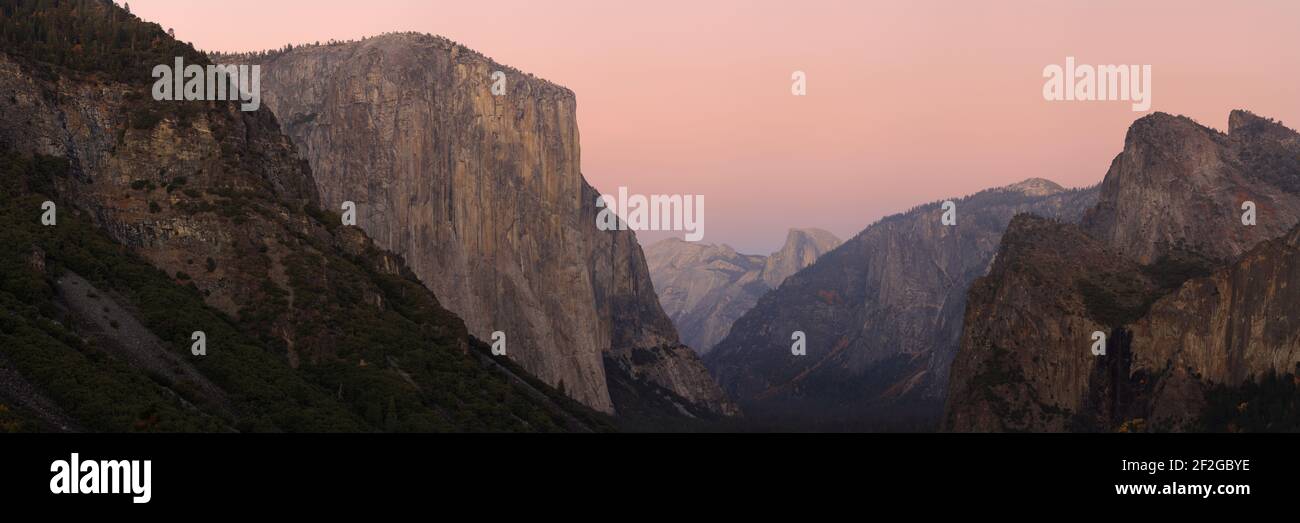 Tunnel view point yosemite valley hi-res stock photography and images ...