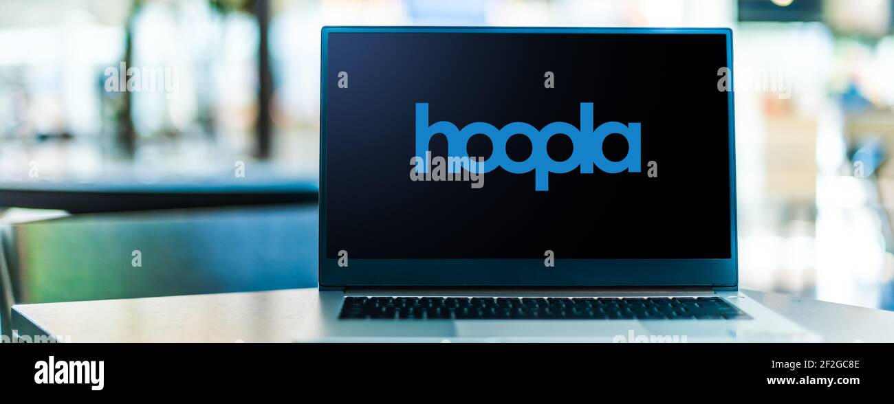 Hoopla logo hi-res stock photography and images - Alamy