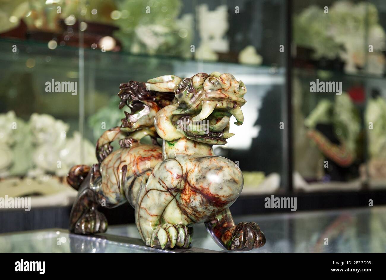 Traditional Chinese dragon in the gift shop Stock Photo - Alamy