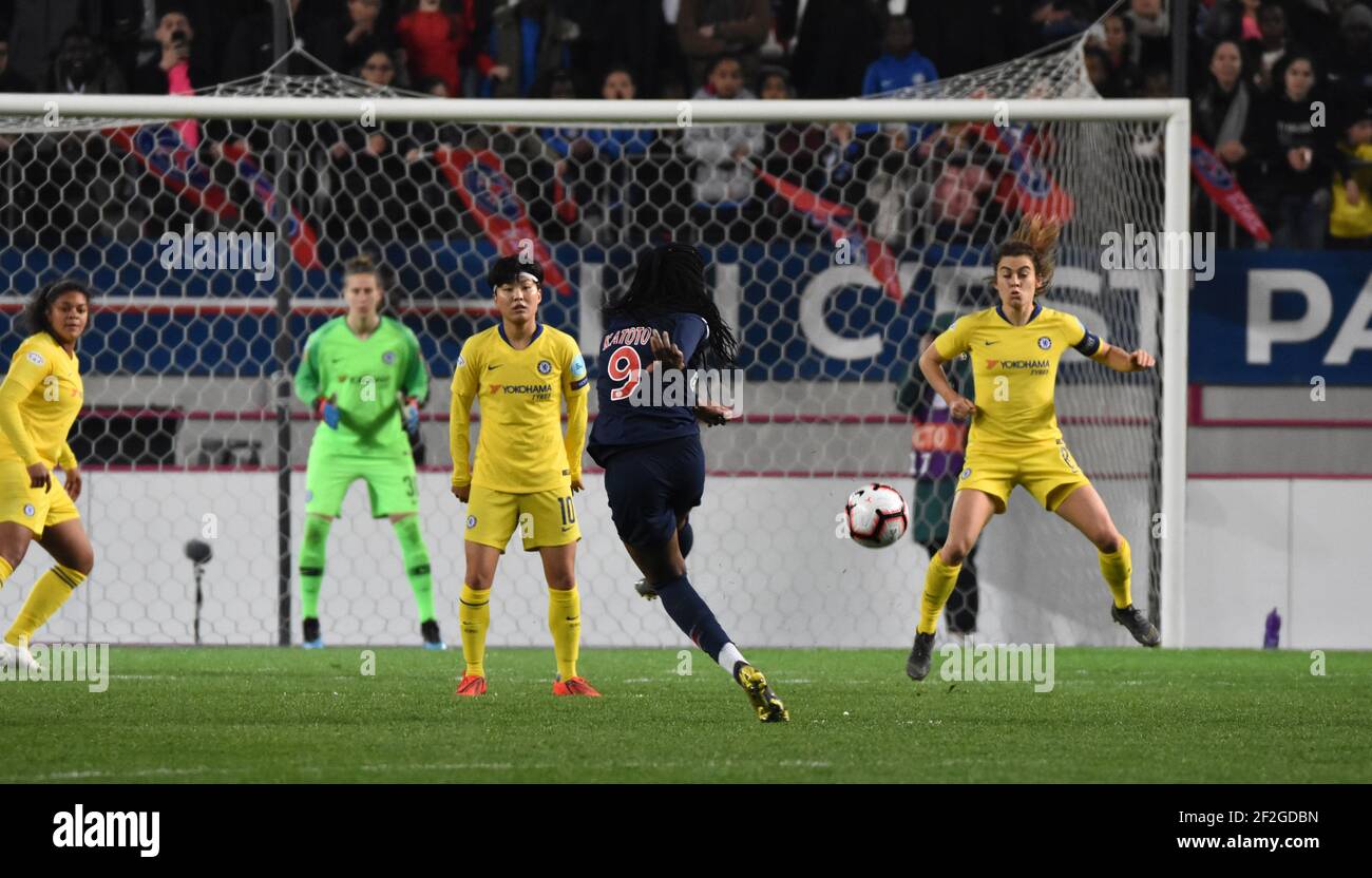 Marie-Antoinette Katoto of PSG during the UEFA Women's Champions League ...