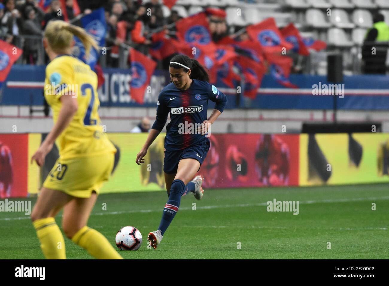 Alana Cook of PSG during the UEFA Women's Champions League, round of 8 ...