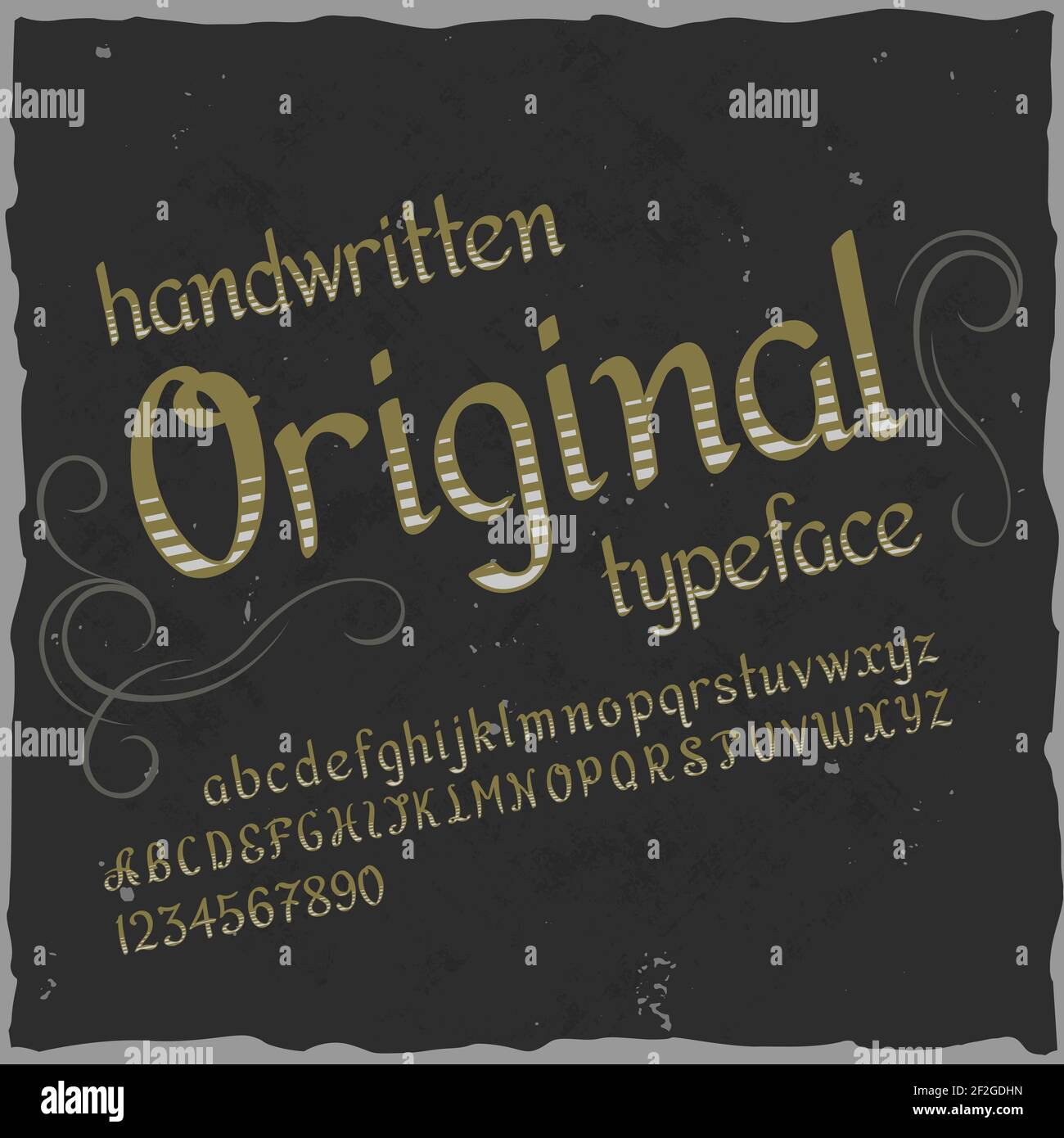 Original label typeface named "Original". Good handcrafted font for any ...