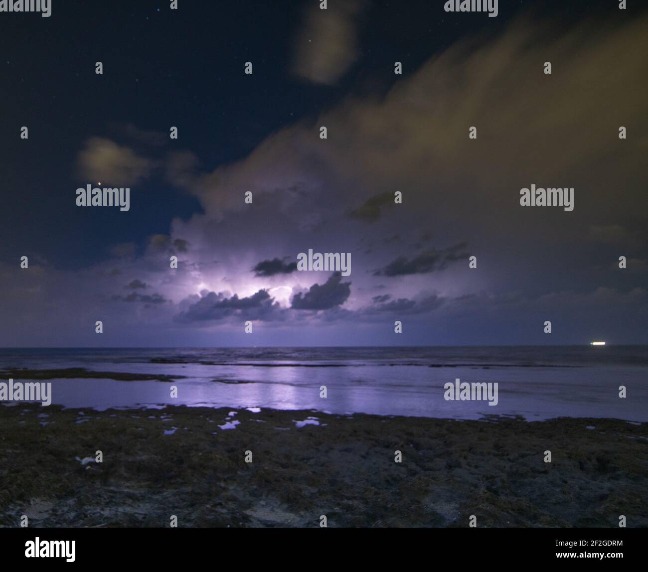 Night storm nature electricity forces Stock Photo - Alamy
