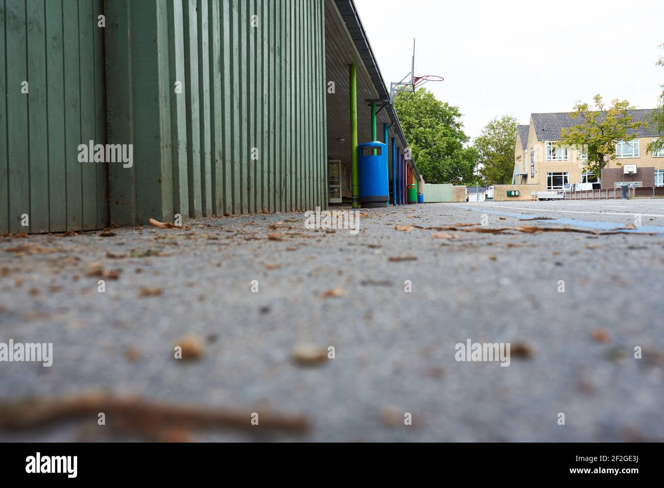 Closeup of a dirty concrete ground at a school Stock Photo - Alamy