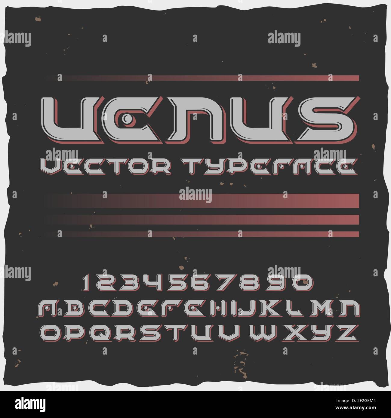 Original label typeface named "Venus". Good handcrafted font for any ...
