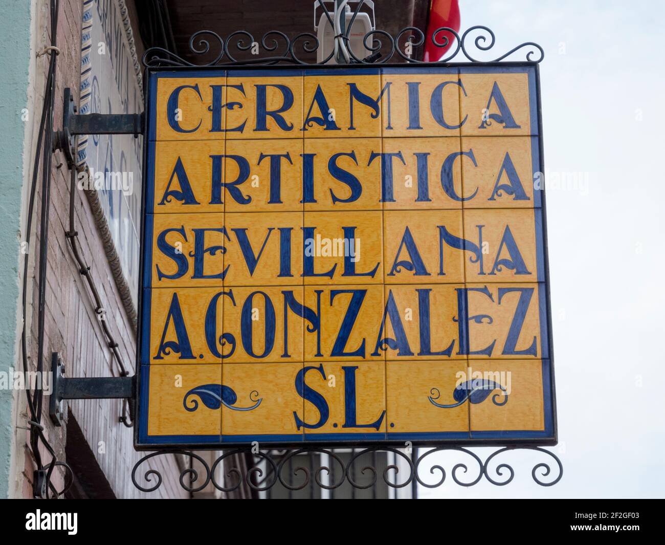 Seville sign tiles hi-res stock photography and images - Alamy