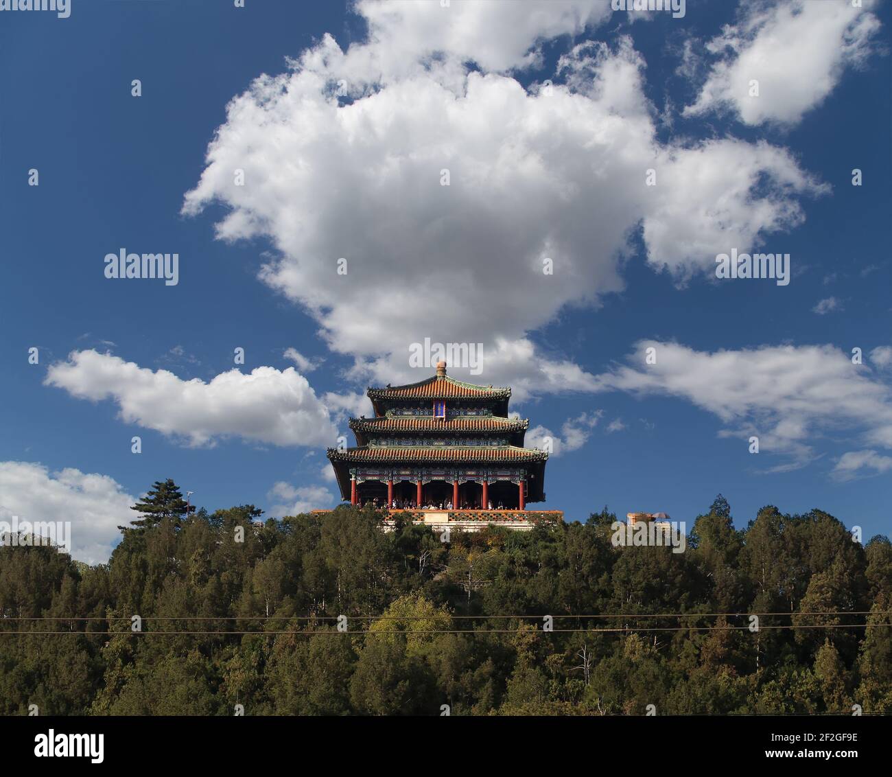 Jingshan Park--Wanchun Pavilion (Ten Thousand Spring Pavilion or All ...