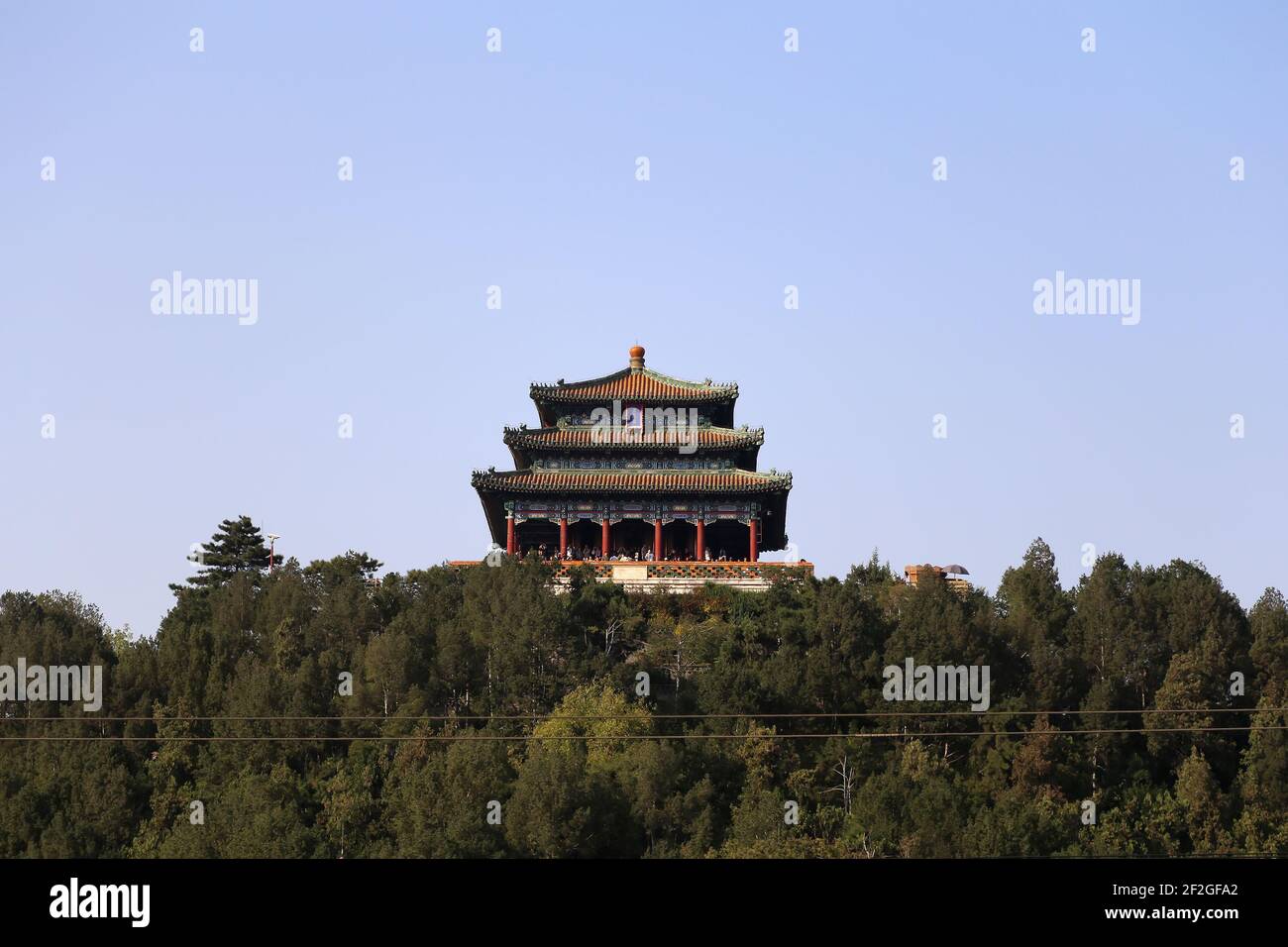 Jingshan Park--Wanchun Pavilion (Ten Thousand Spring Pavilion or All ...