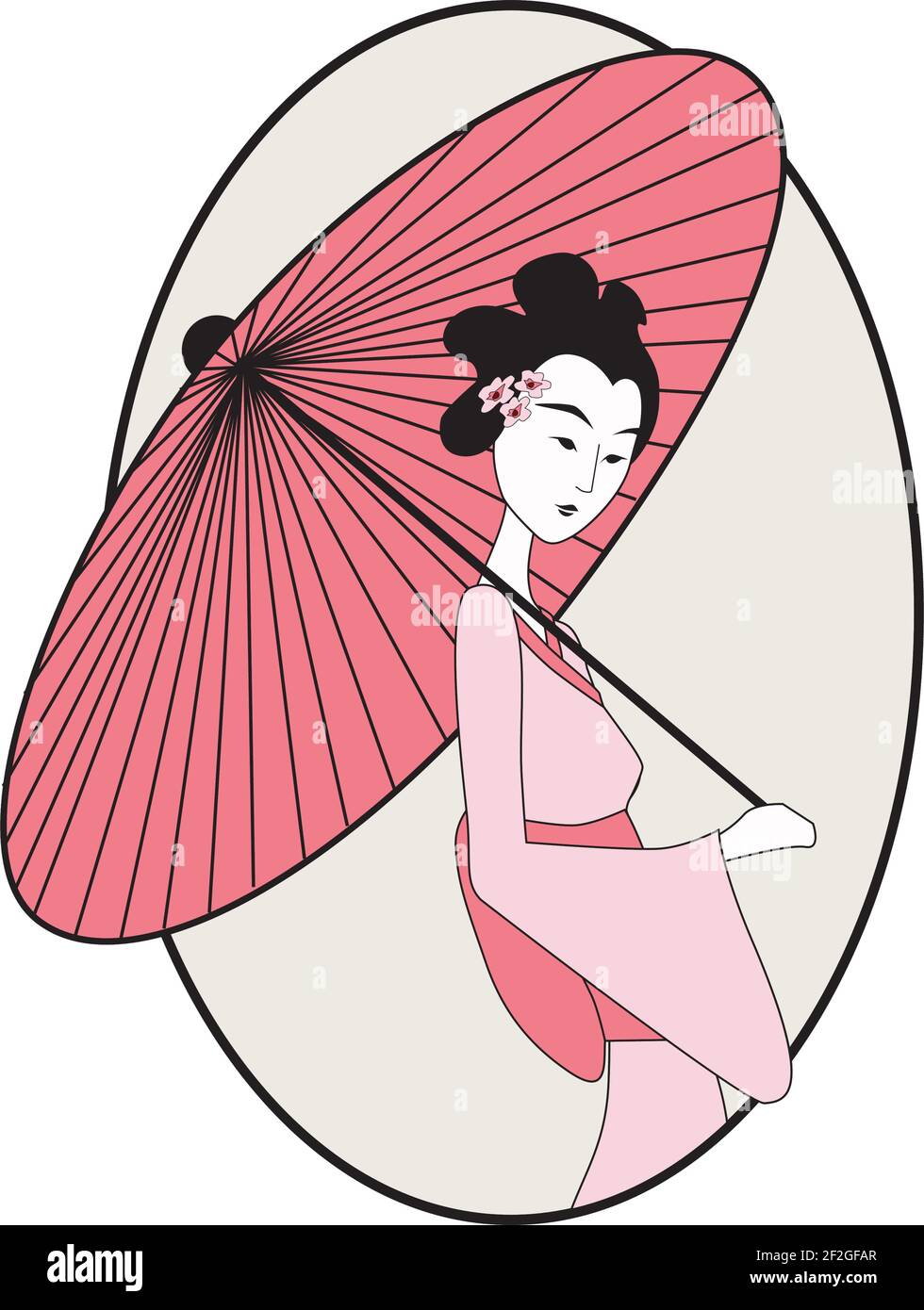 Japanese women, vector Stock Vector Image & Art - Alamy