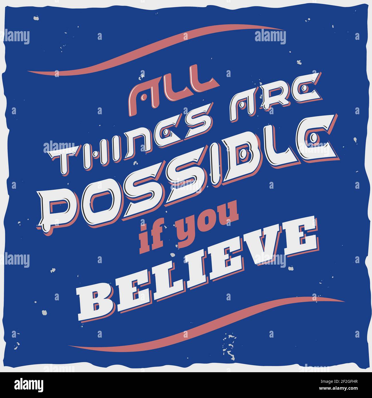 Motivational poster. Inspirational quote design Stock Vector Image ...