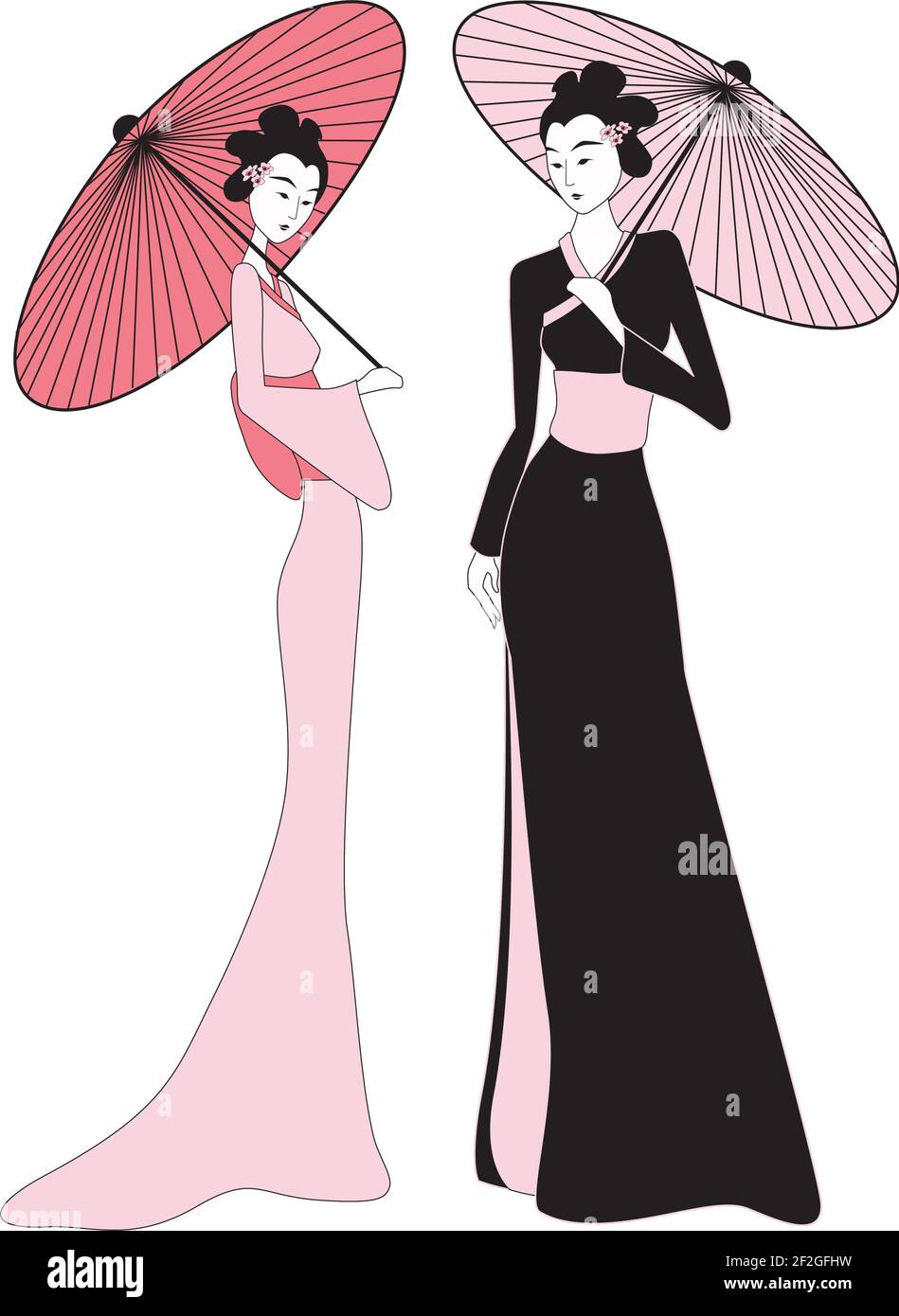 Traditional japanese flower Stock Vector Images - Alamy