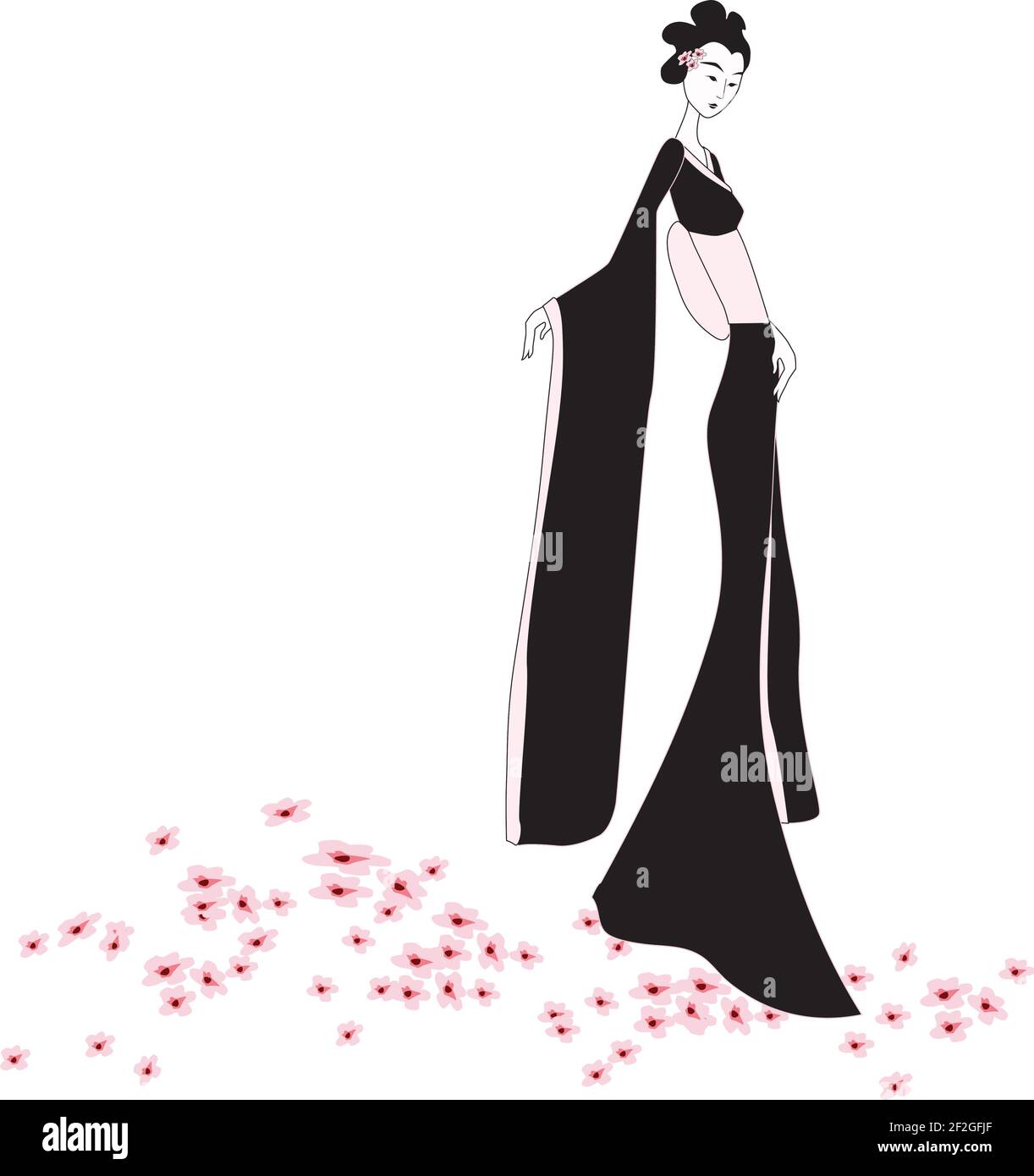 Asian women traditional Stock Vector Images - Alamy