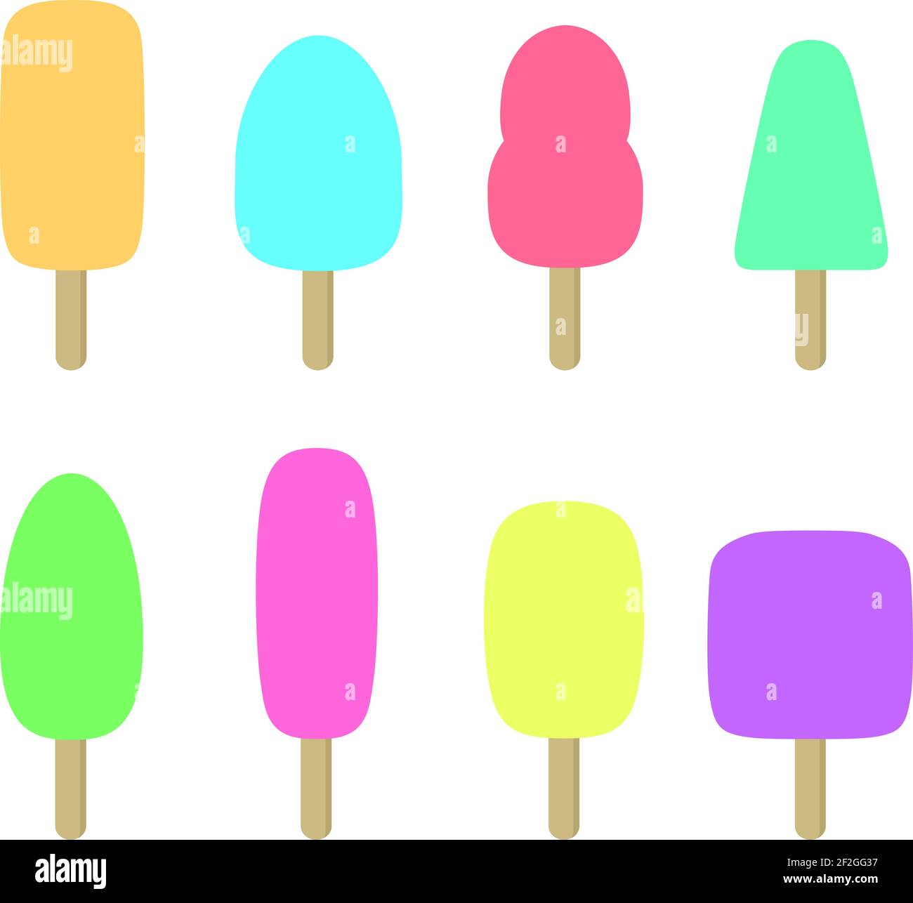 Frozen pops Stock Vector Images - Alamy