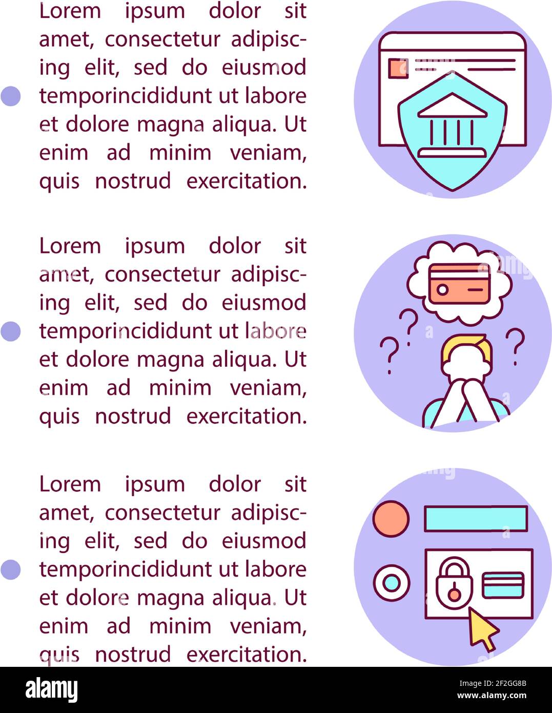 Credit card blocking concept icon with text Stock Vector Image & Art ...