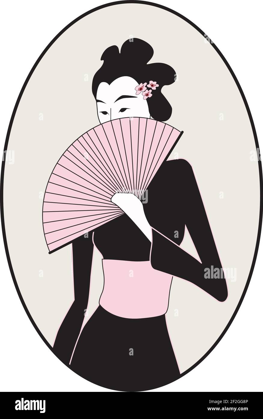 Japanese women, vector Stock Vector Image & Art - Alamy
