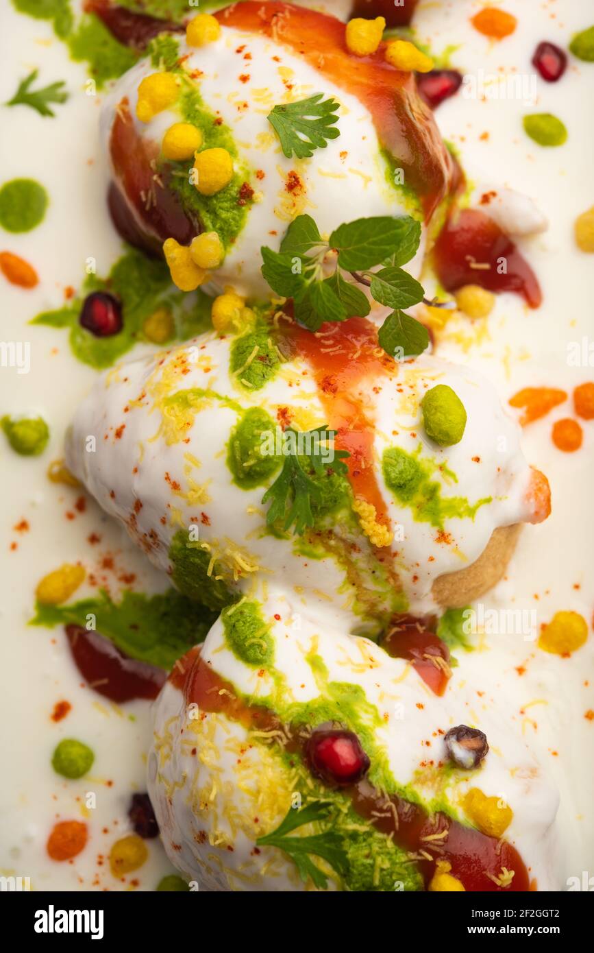 Dahi vada or bhalla is a type of chaat originating from the Indian and ...