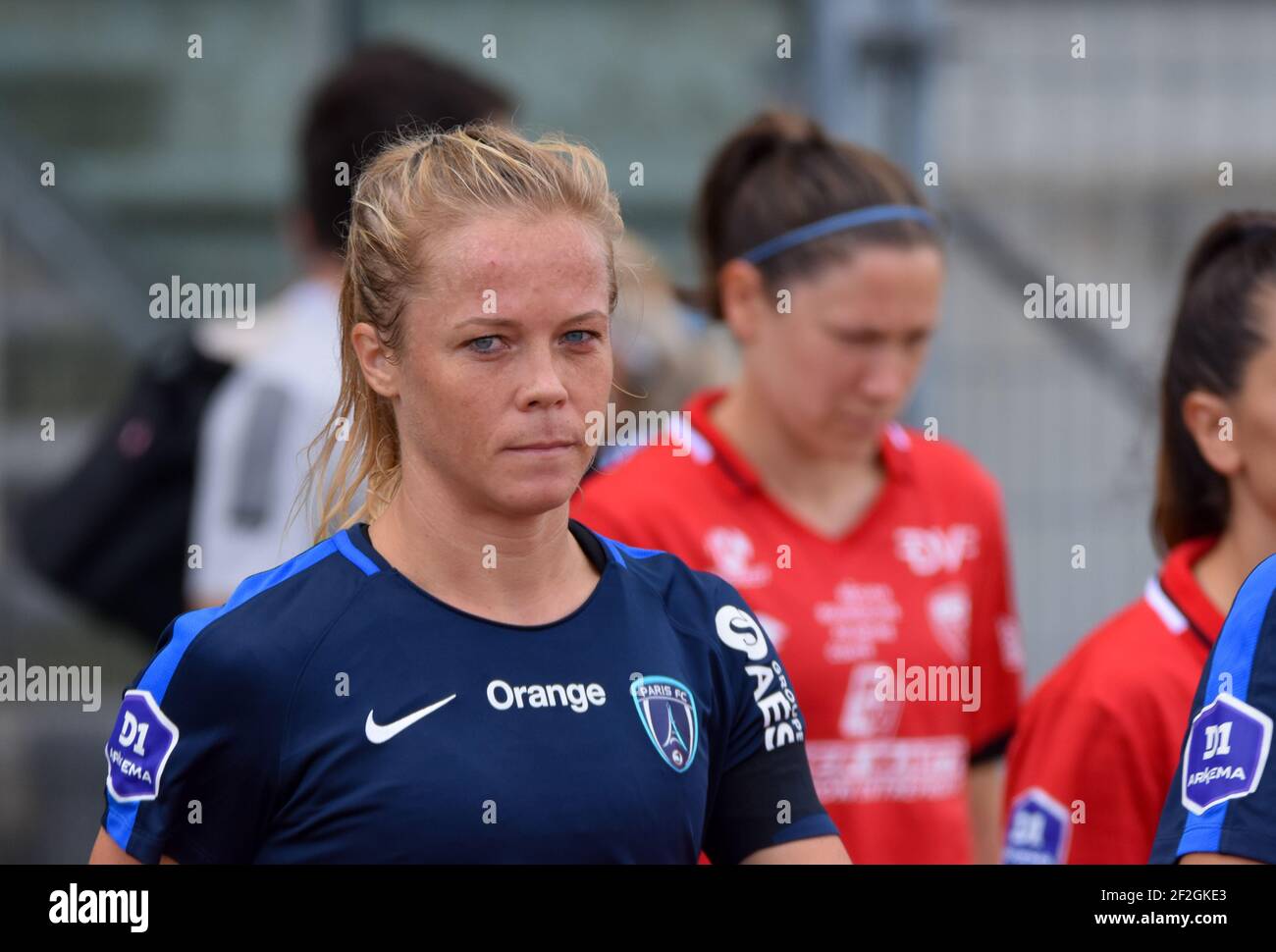 Julie Soyer of Paris FC during the Women's French championship D1 ...