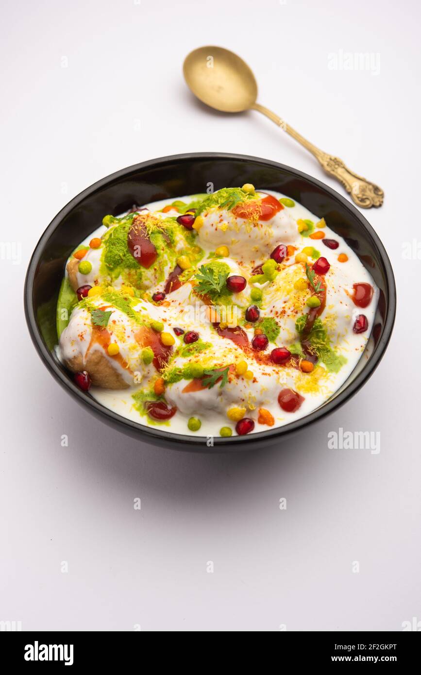 Dahi vada or bhalla is a type of chaat originating from the Indian and ...