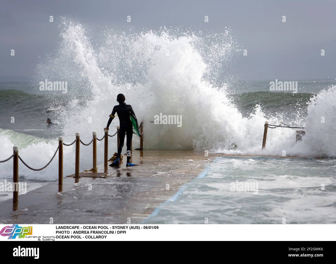 LANDSCAPE - OCEAN POOL - SYDNEY (AUS) - 06/01/09 PHOTO : ANDREA ...
