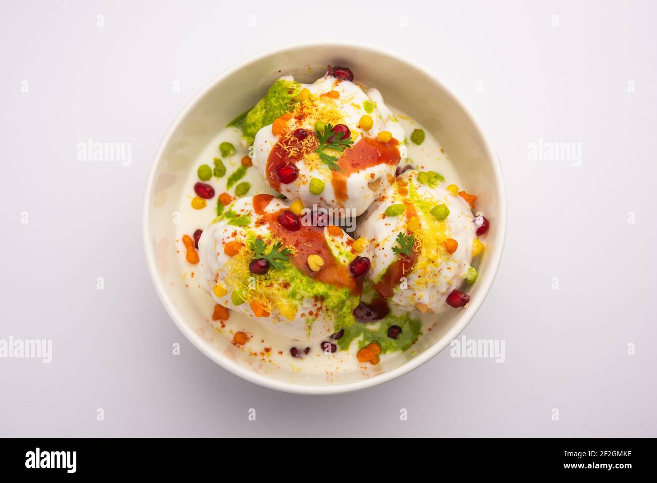 Dahi vada or bhalla is a type of chaat originating from the Indian and ...