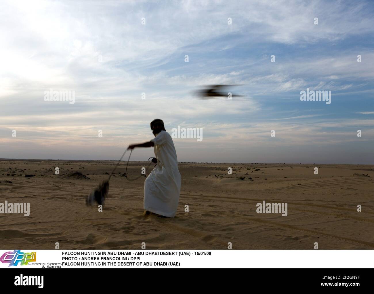 FALCON HUNTING IN ABU DHABI - ABU DHABI DESERT (UAE) - 15/01/09 PHOTO ...