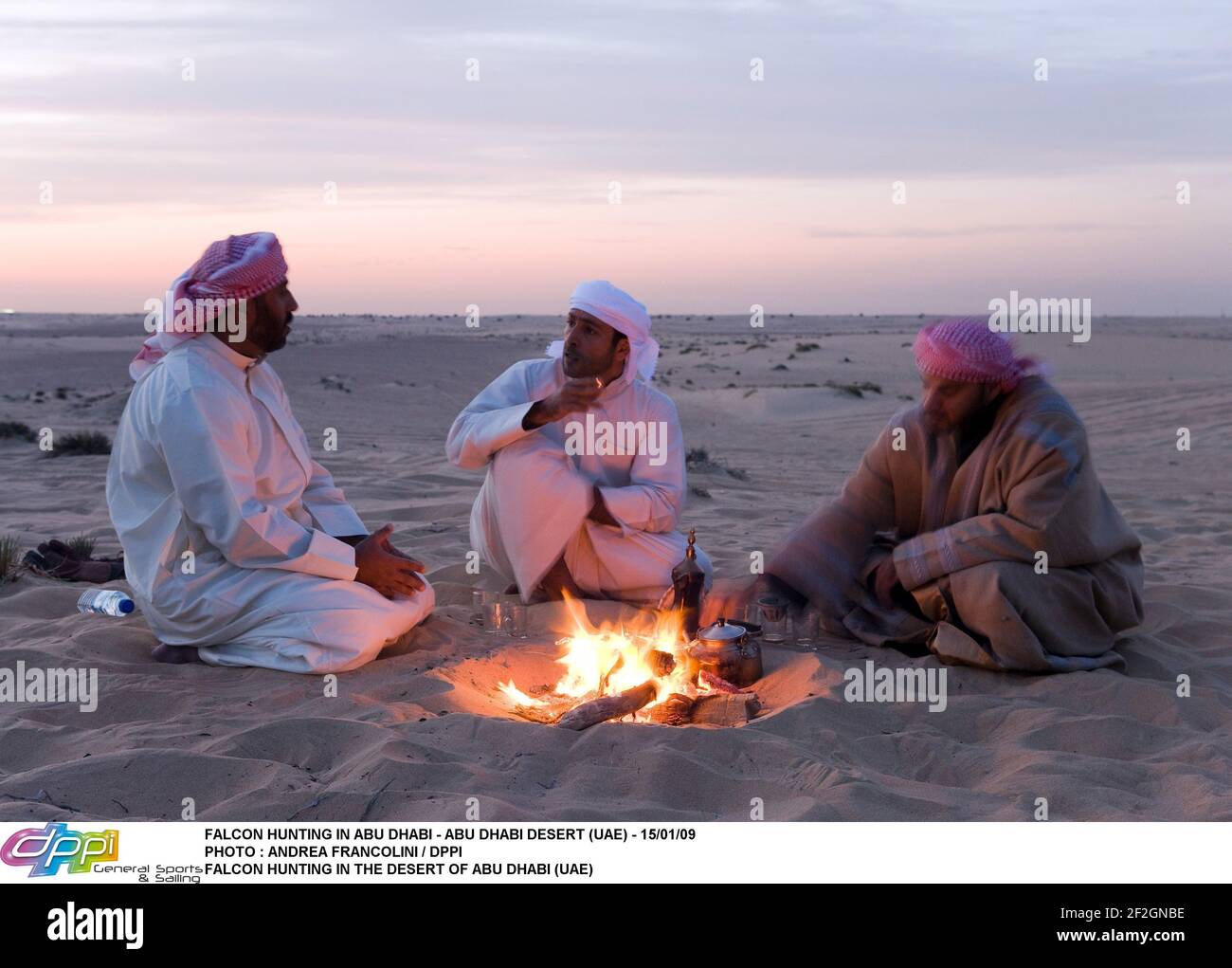 FALCON HUNTING IN ABU DHABI - ABU DHABI DESERT (UAE) - 15/01/09 PHOTO ...