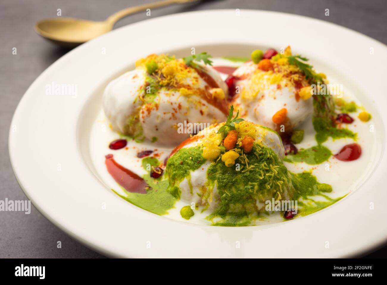 Dahi vada or bhalla is a type of chaat originating from the Indian and ...