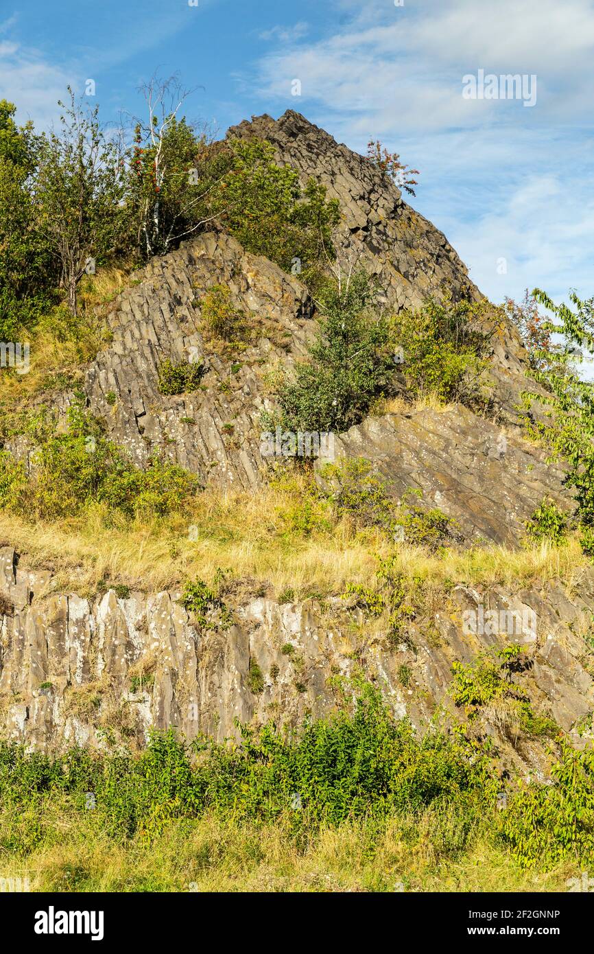 Europe, Poland, Lower Silesia, Czartowska Skala / Spitzberg - extinct ...
