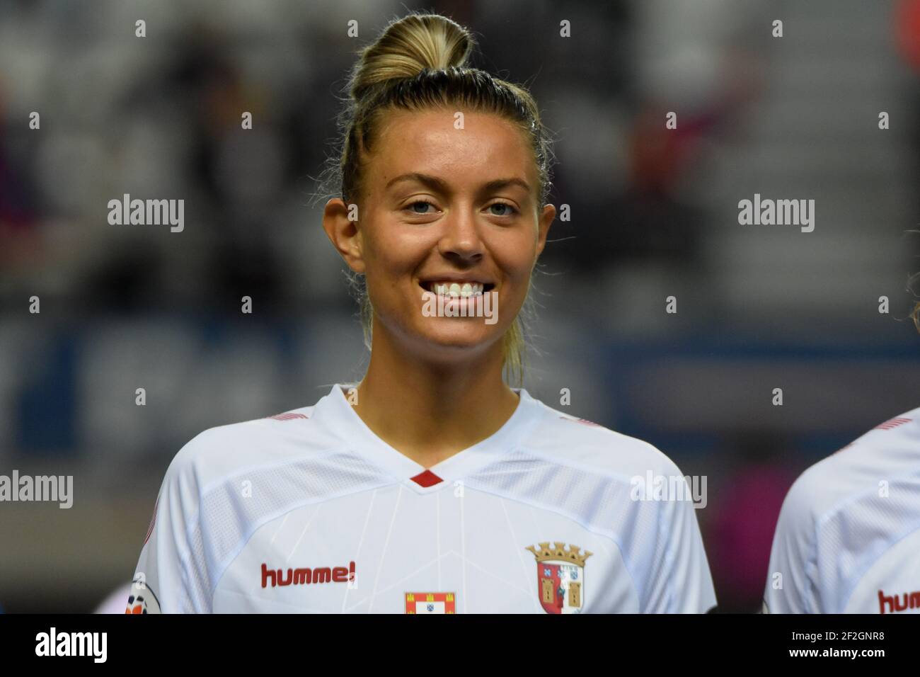 Denali Murnan of SC BRAGA ahead of the UEFA Women's Champions League ...