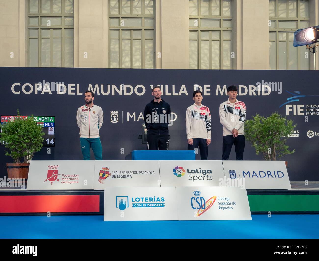 Max Hartung (germany) (winner) during the Villa de Madrid 2019, Fencing ...