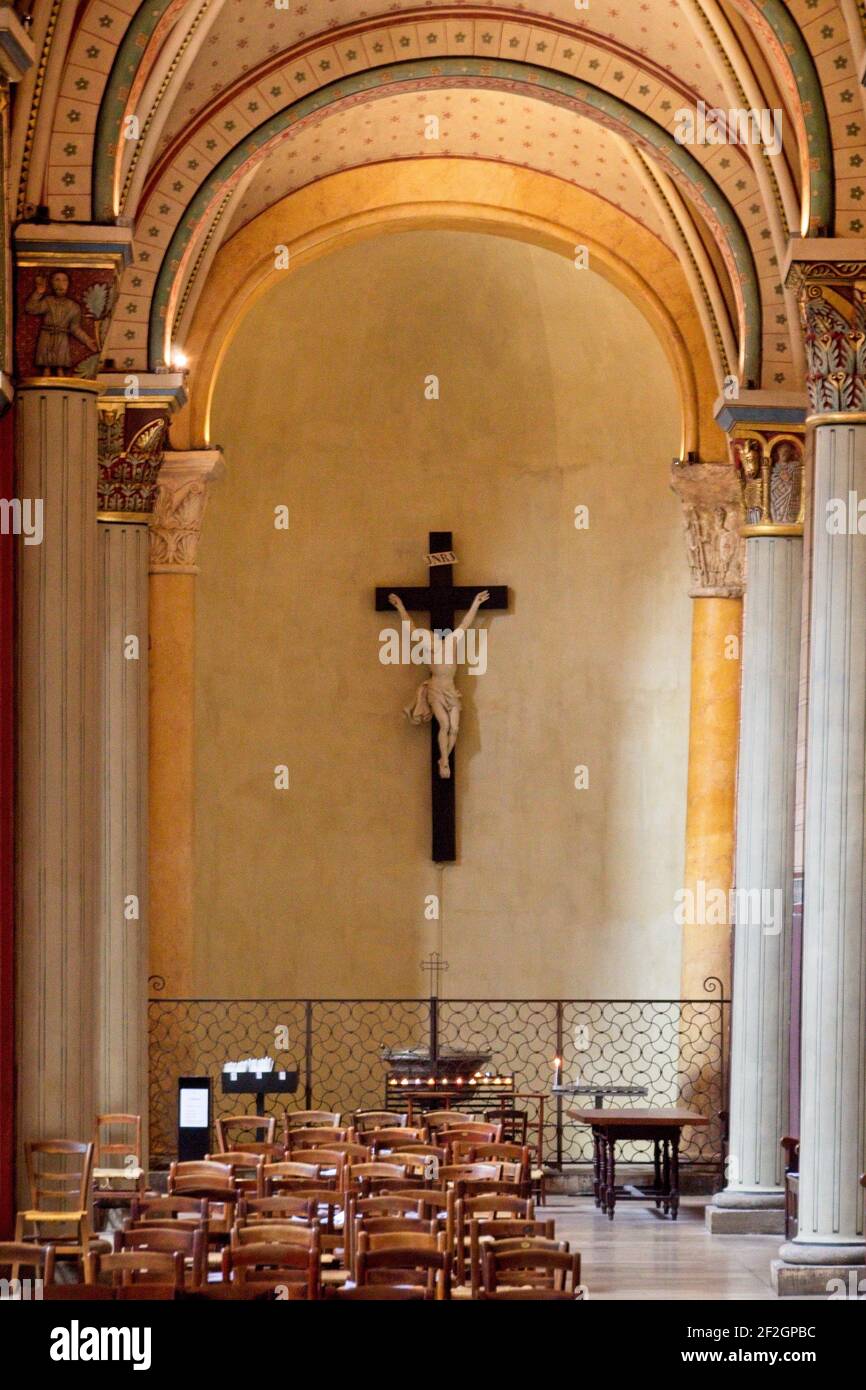 interior of a church Stock Photo - Alamy