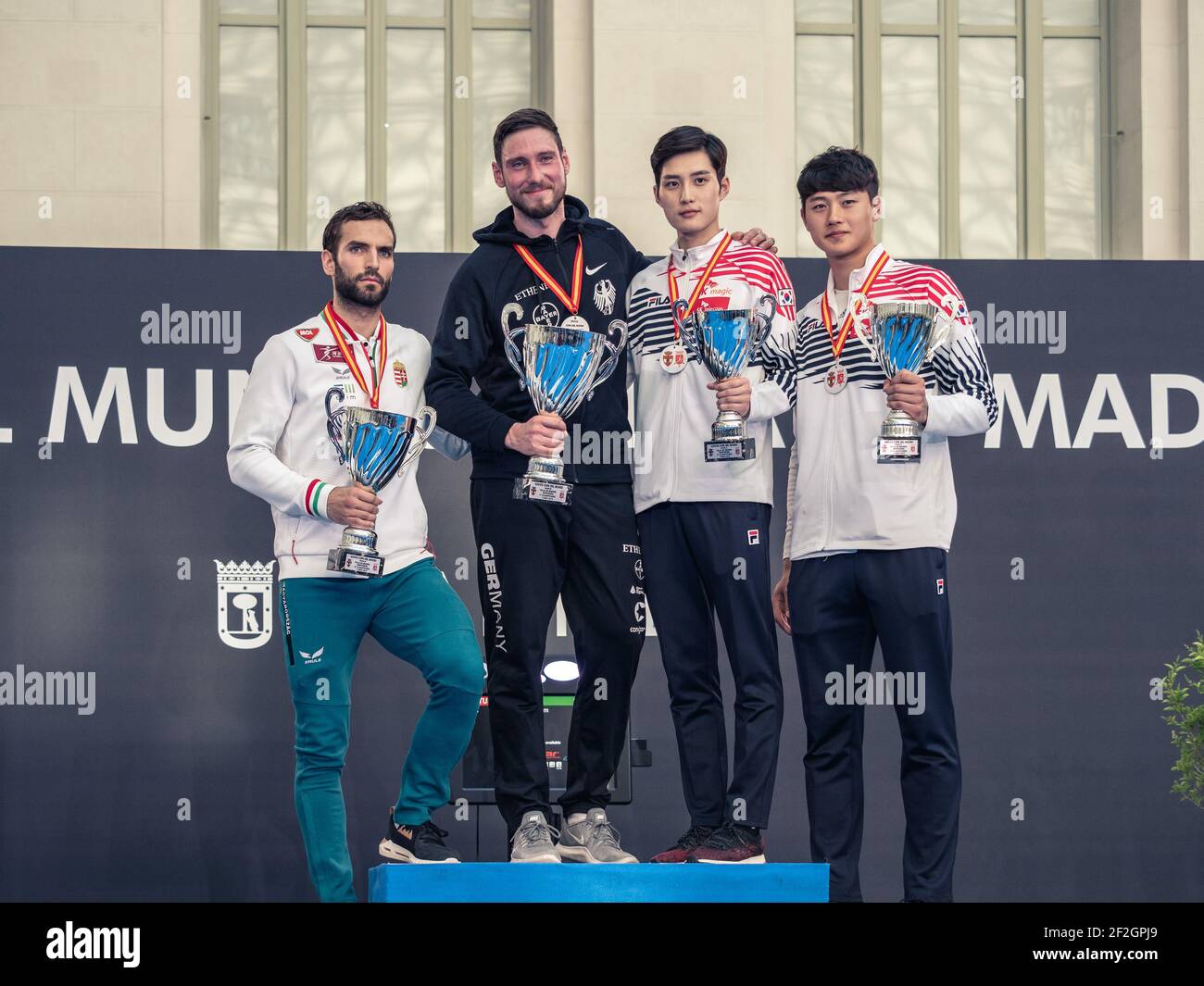 Max Hartung (germany) (winner) during the Villa de Madrid 2019, Fencing ...