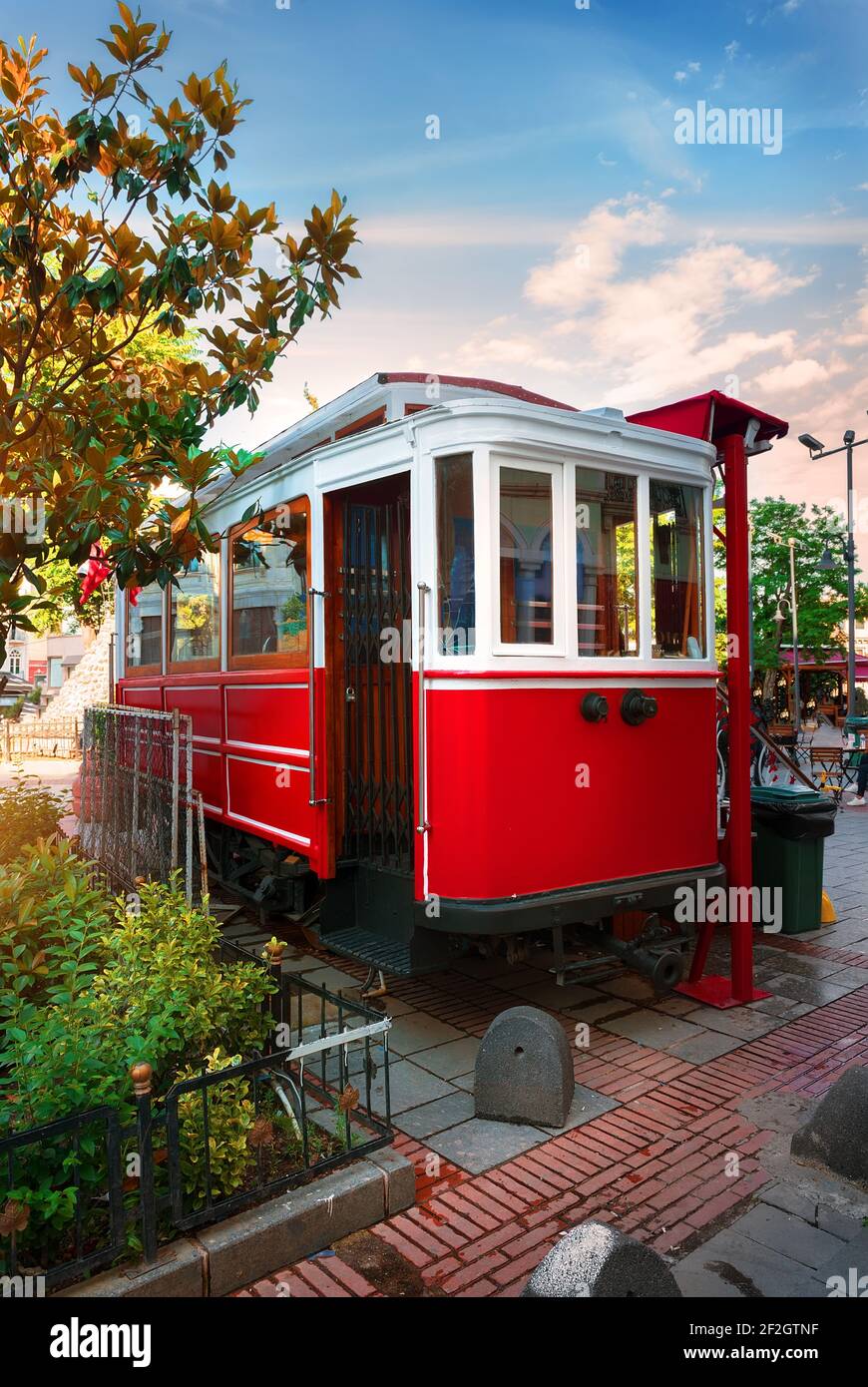 Old vintage photo tram on hi-res stock photography and images - Alamy