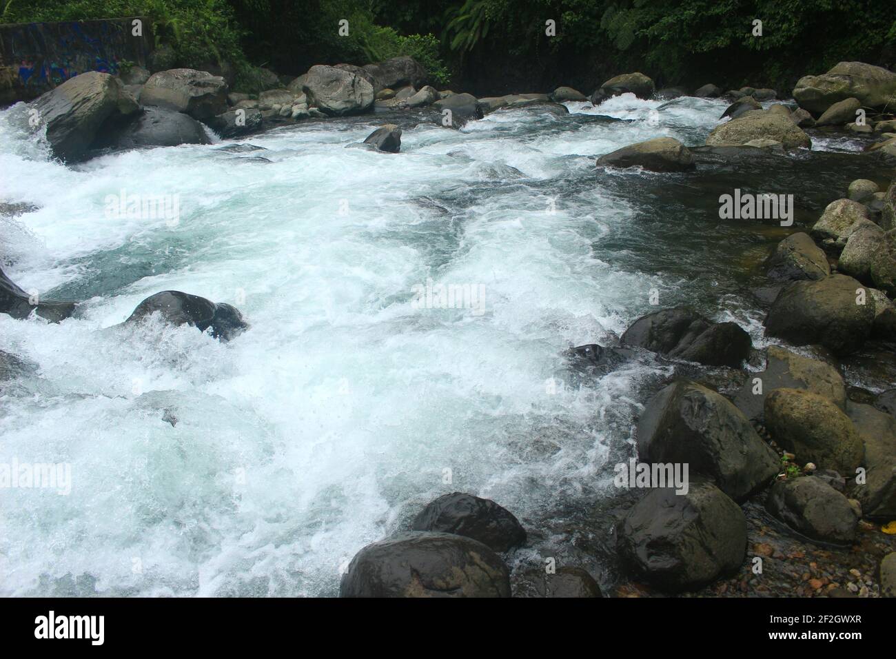 Beautiful tropical waterfall slow motion hi-res stock photography and ...