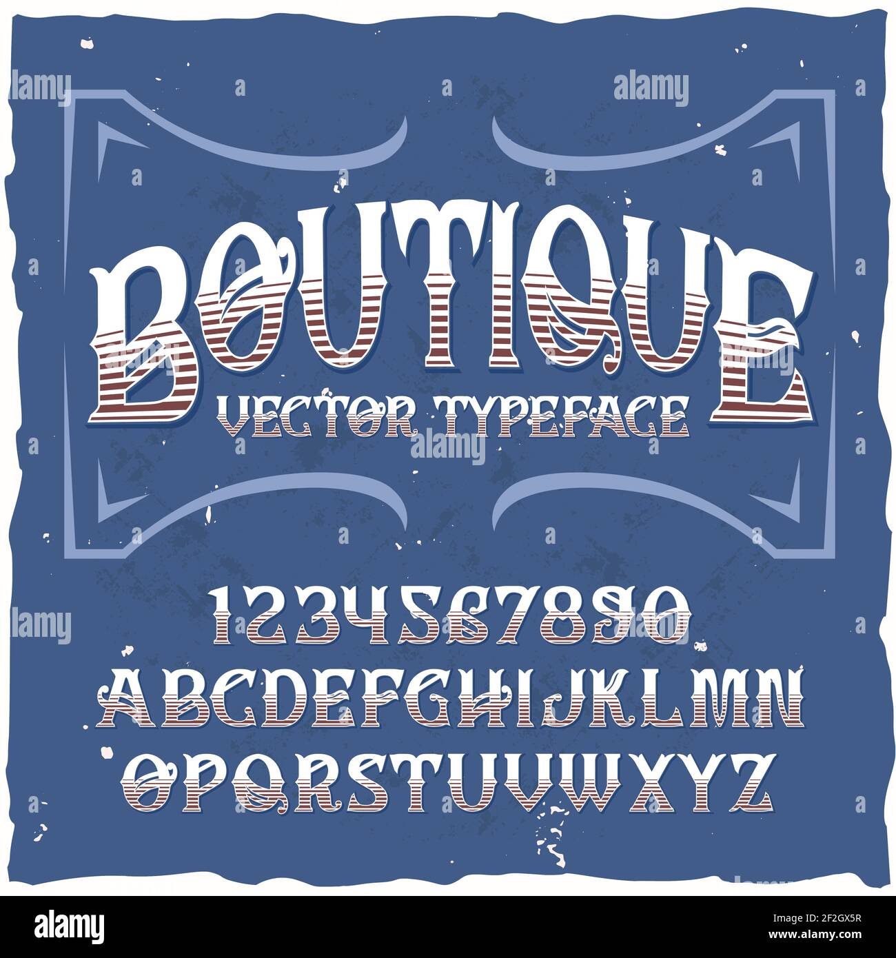 Original label typeface named "Boutique". Good handcrafted font for any ...